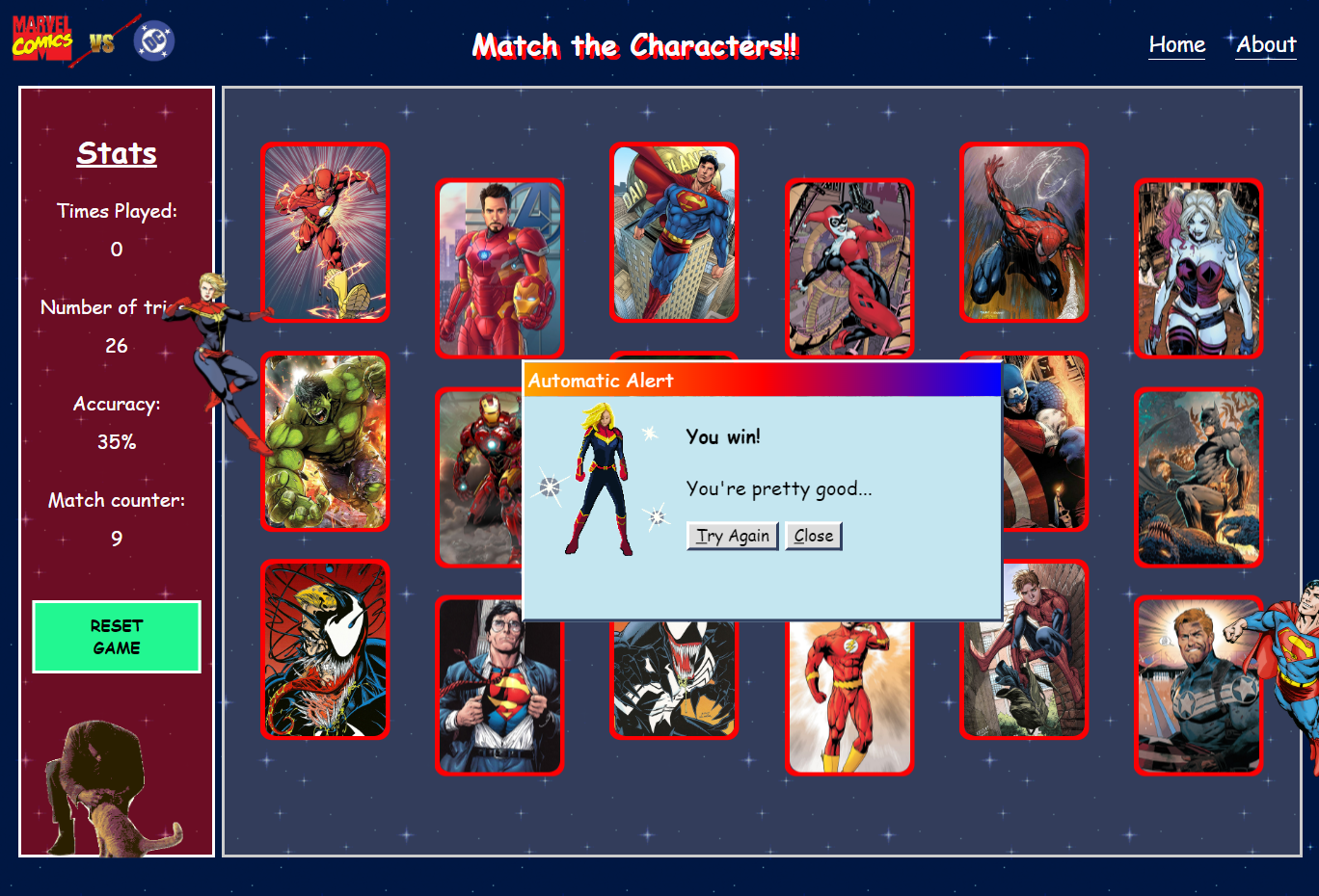 Project - Memory Match Game